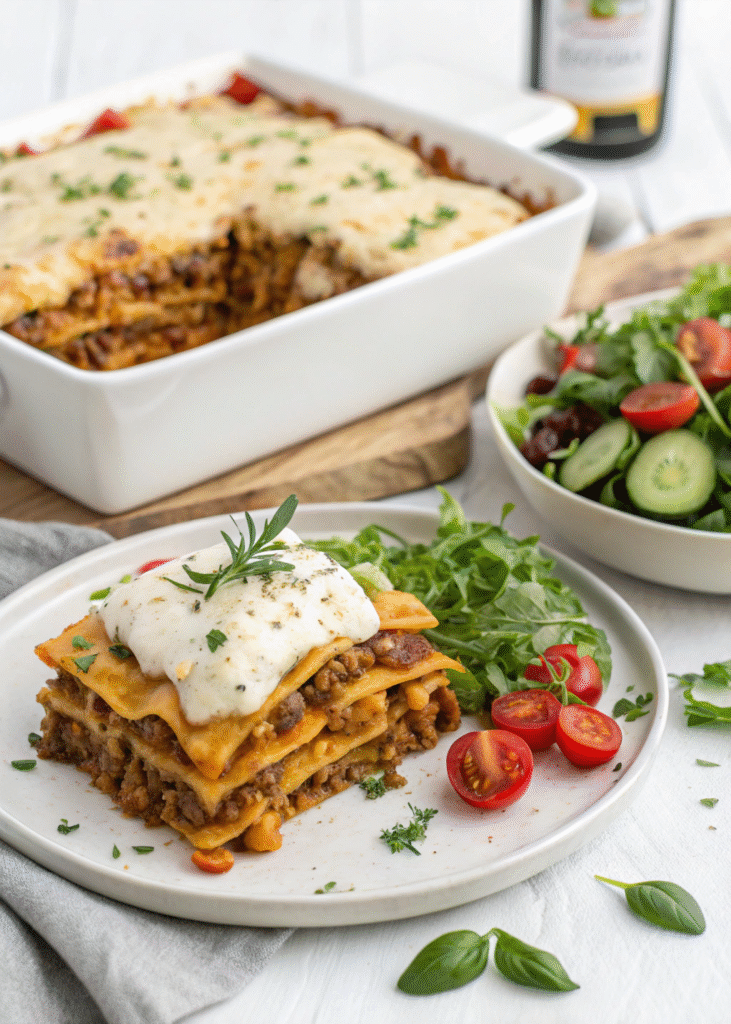 Creamy Vegetarian Lentil Lasagna - mamaslittlemunchkins.com