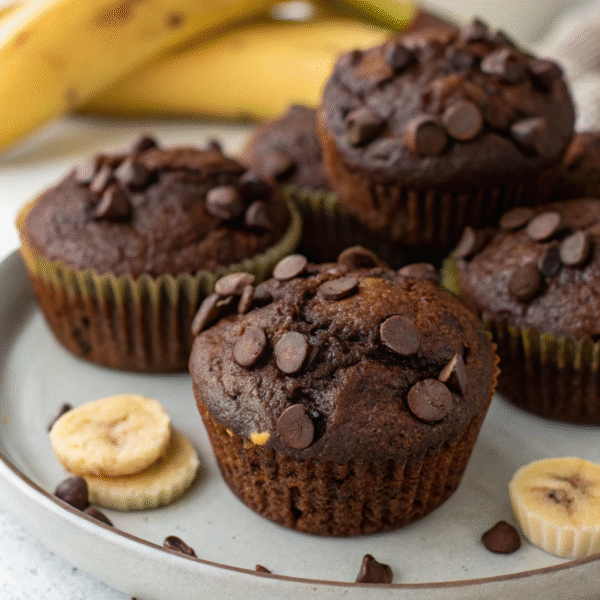 Double Chocolate Hulk Muffins - mamaslittlemunchkins.com