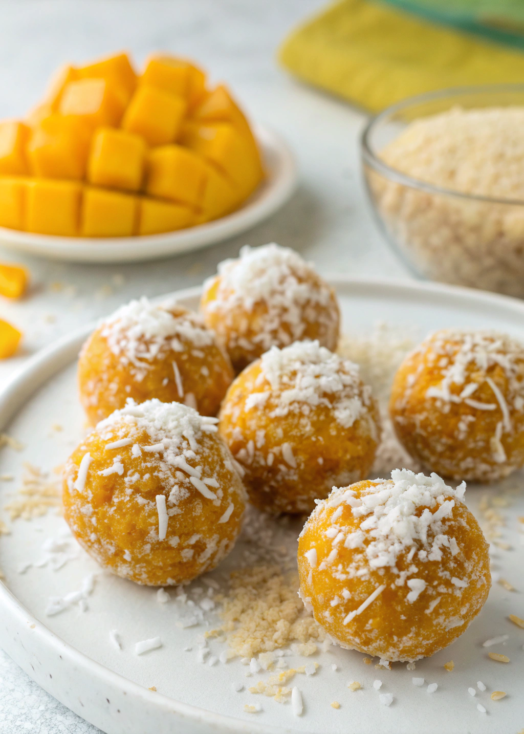 Mango Bliss Balls - mamaslittlemunchkins.com